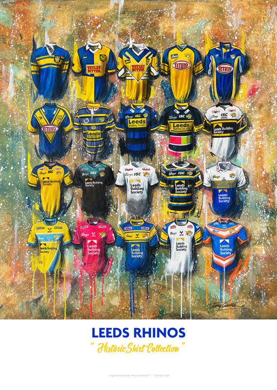 Leeds Rhinos A2 Limited Edition Print – Terry Kneeshaw Art