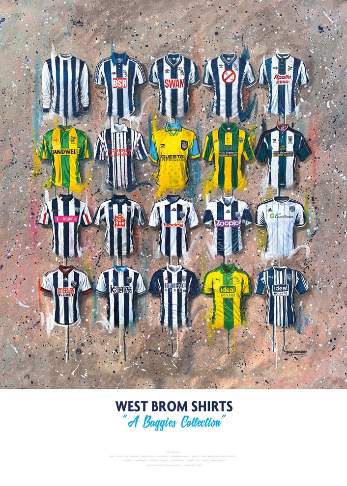 West Brom Limited Edition Football Art Prints – Terry Kneeshaw Art